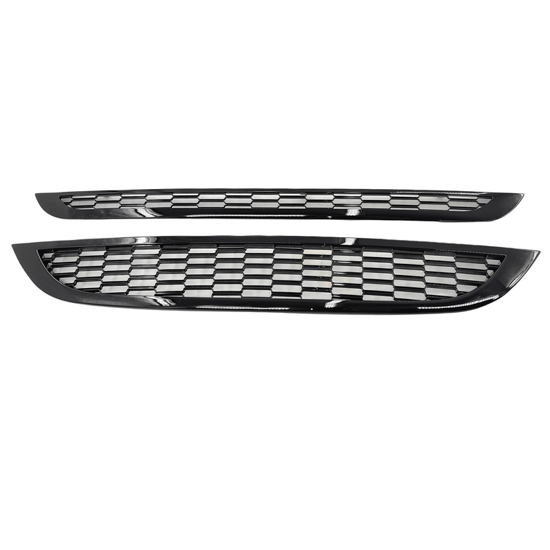 Mesh Grille Grill Painted Black J Type Bumper Fit For Mini Cooper R50 ...