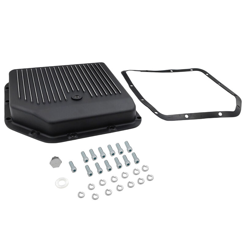 Automatic Transmission Oil Pan Aluminum Finned Black GM Turbo TH350 ...