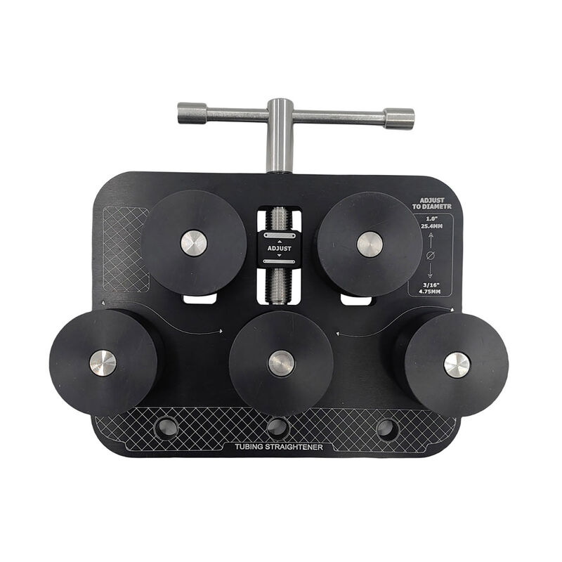 Tube Straightener Tool Portable Black Aluminum Alignment Device Fit For ...