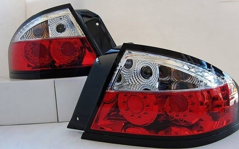 Clear RED LED Tail Lights Fit For Ford Falcon BA BF XR6 XR8 4 Door ...
